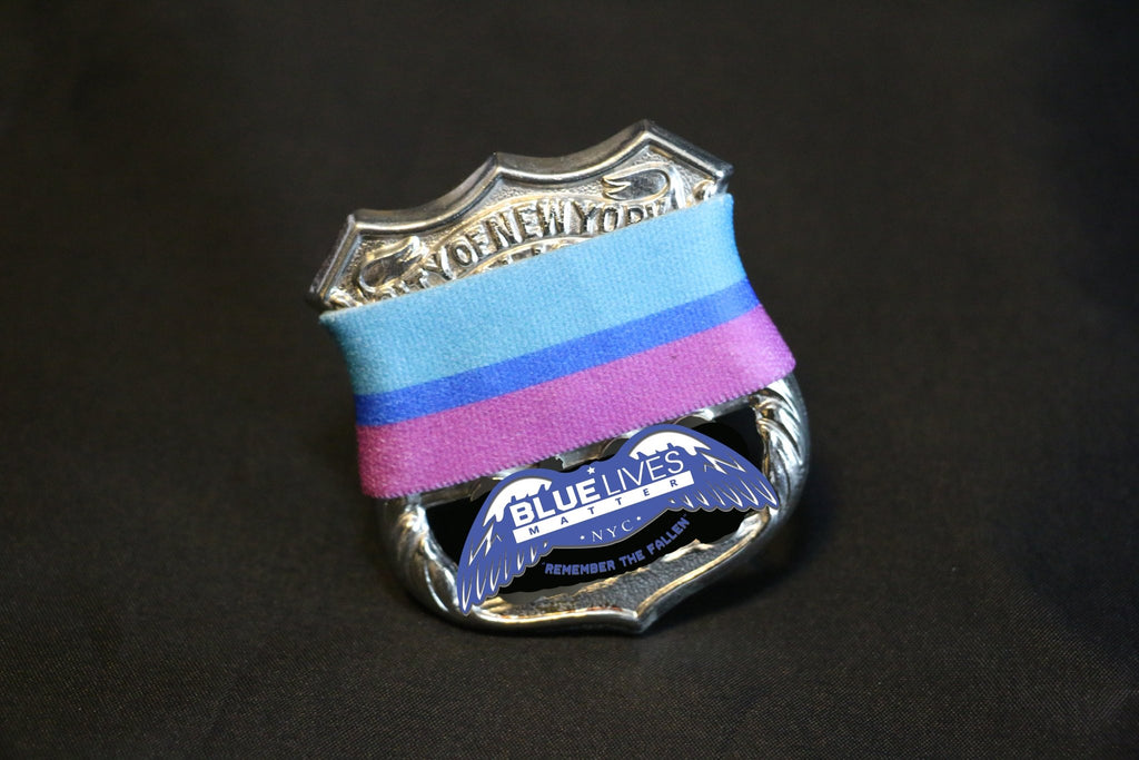 Thin Blue Line Suicide Awareness Mourning Band – Blue Lives Matter NYC